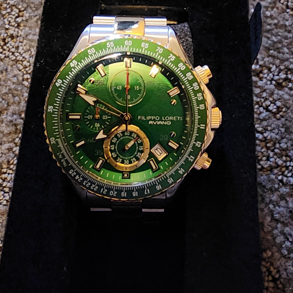 Filippo Loreti Sport Pilot Two Tone Watch - Gem